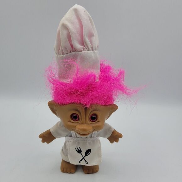 ACE Novelty | Toys | Vintage Ace Novelty Troll Pink Hair Cheif Pink ...